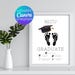 NICU Grad Footprint Art Crafts, Nicu Nurse, Graduate Footprints Canva ...