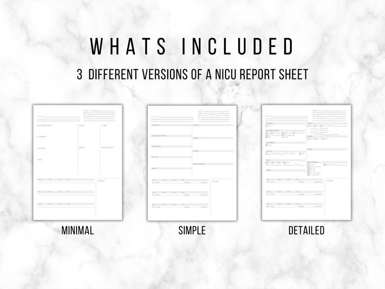 NICU Report Sheet Simple Layout Neonatal, Nurse Brain, Baby Nurse ...