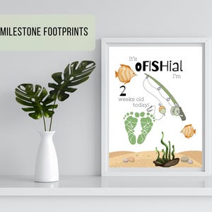 NICU Nurse Footprint Crafts, NICU Babys Milestones Footprints Art Craft ...