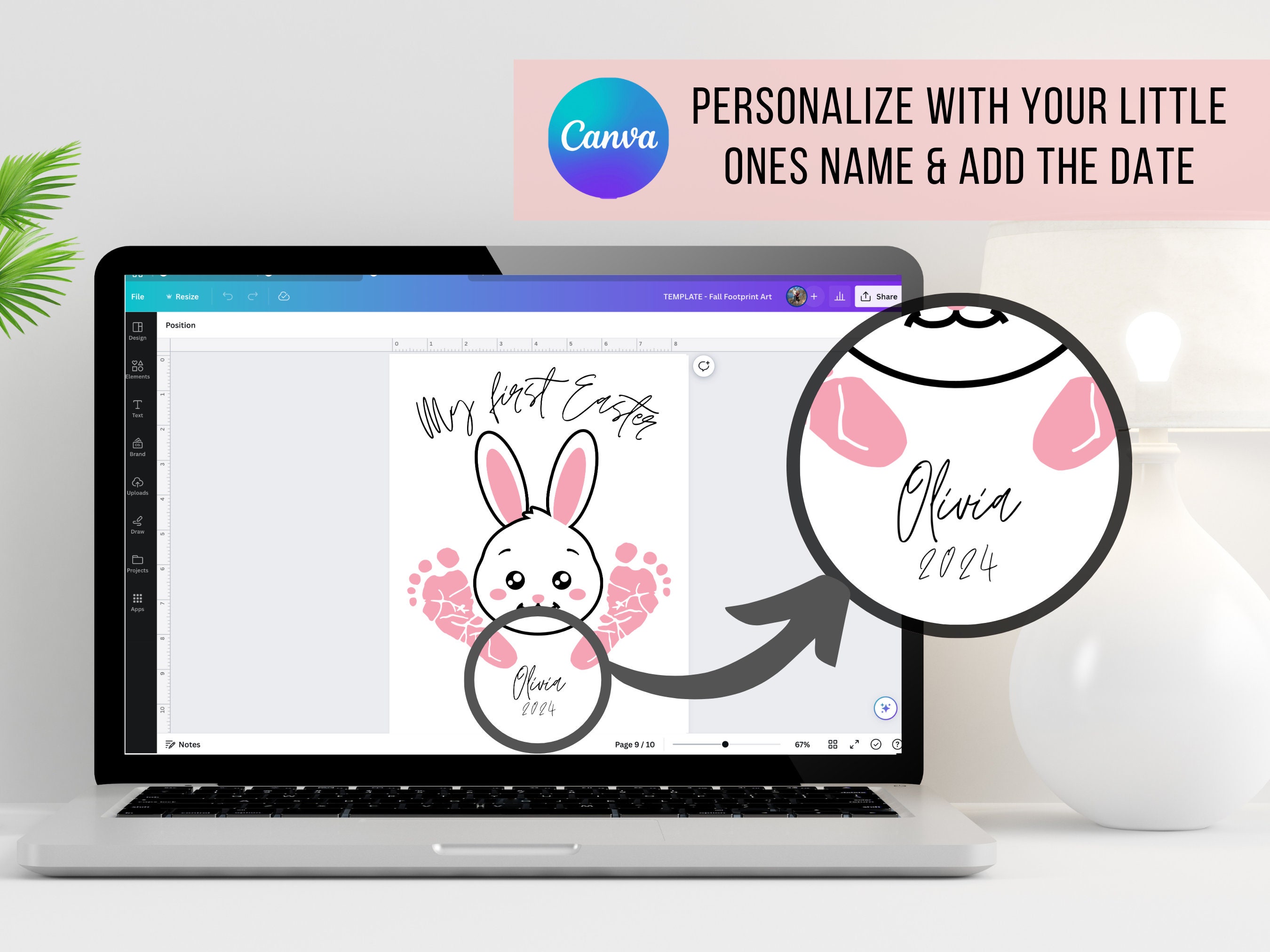 NICU Easter Footprints Art Craft, Nicu Footprints Gift, Child Art ...