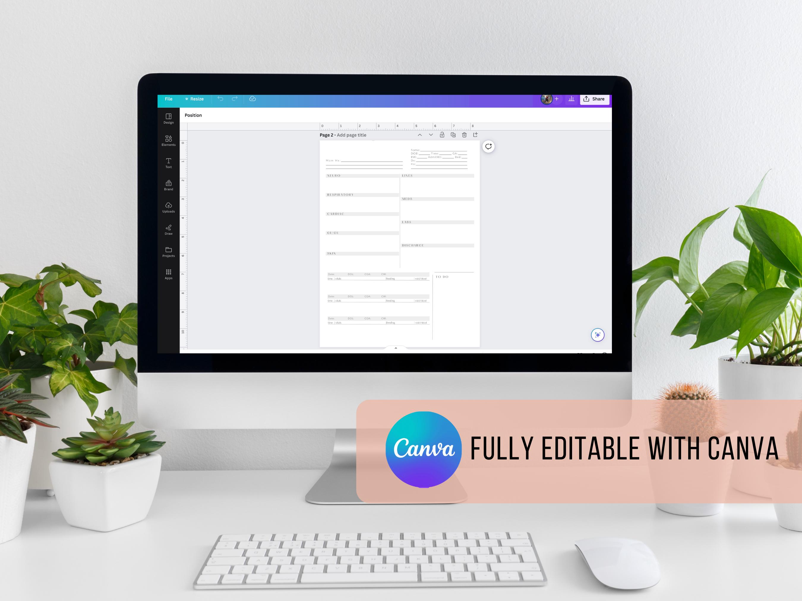 NICU Report Sheet Simple Layout Neonatal, Nurse Brain, Baby Nurse ...