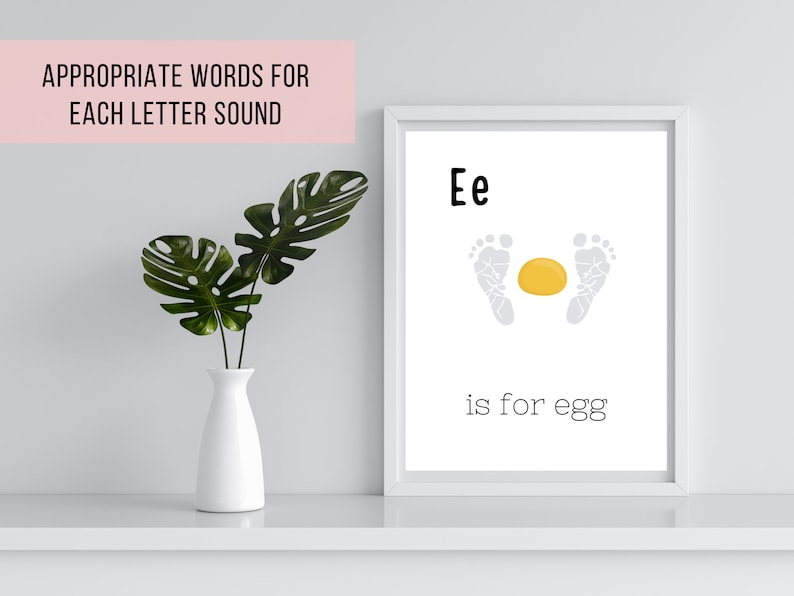 Alphabet Footprint Art Craft, Alphabet Letter Sounds, Baby Footprints ...