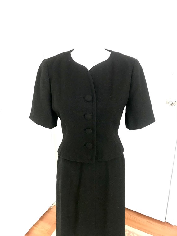 Vintage 1950's Wool Suit by Bergdorf Goodman High Qua… - Gem