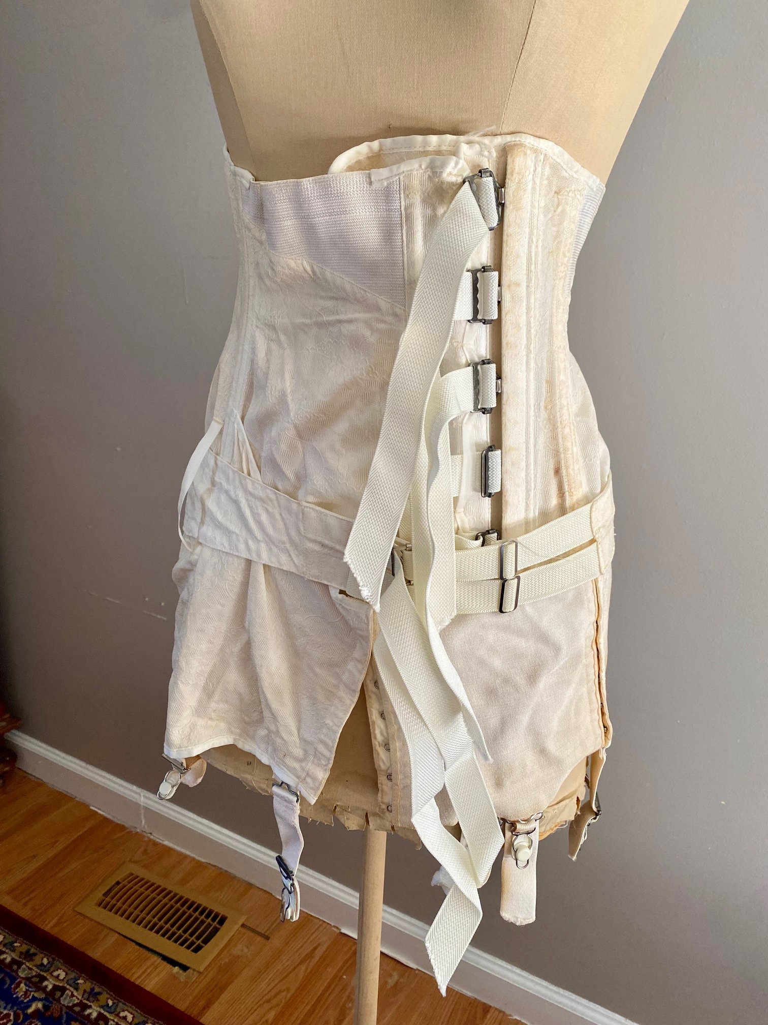 Vintage 1940s Corset Girdle Shaper by Spencer - Etsy