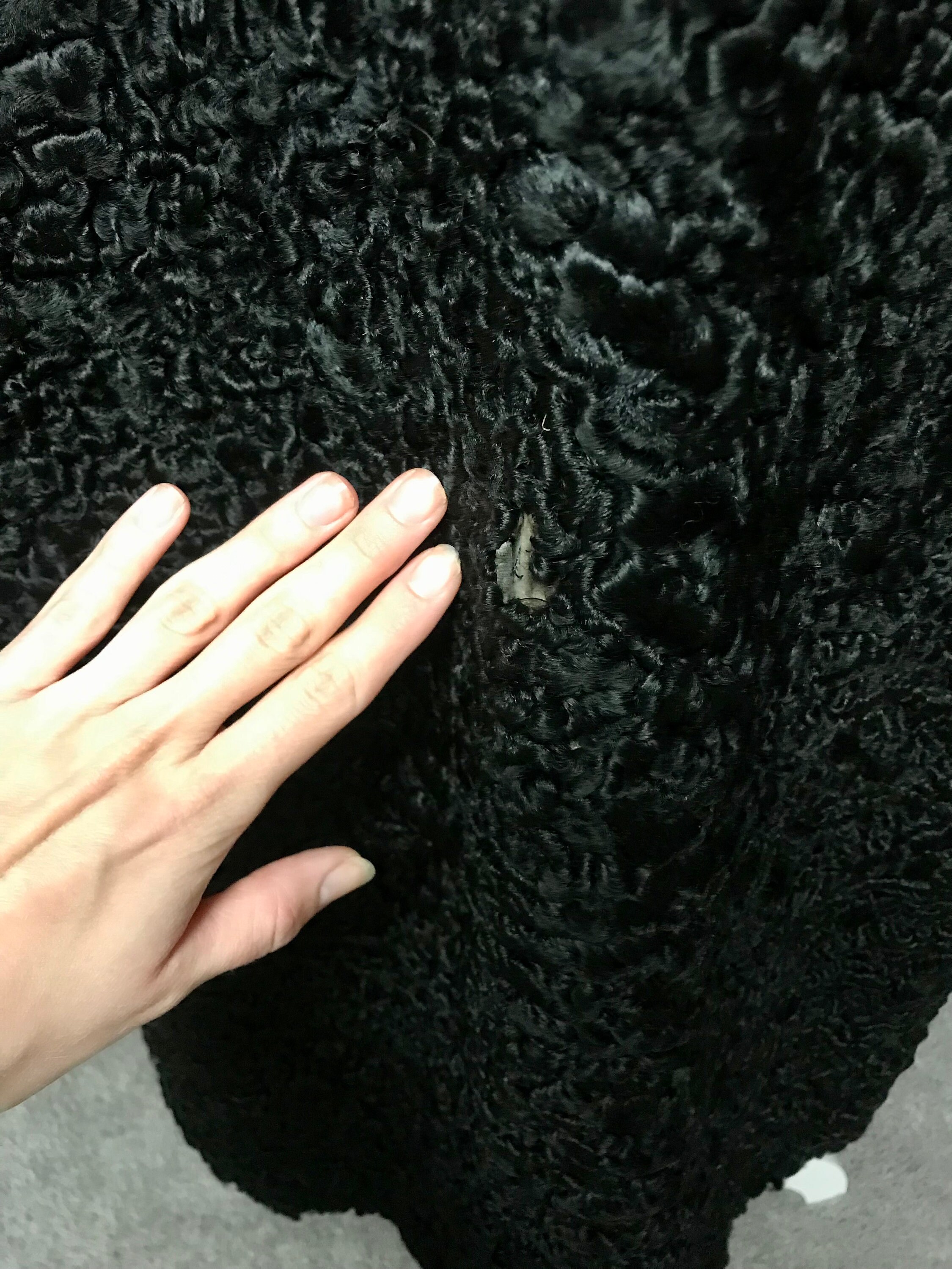 Vintage 1950s 1960s Fur Coat Heavy Curly Lambs Wool - Etsy