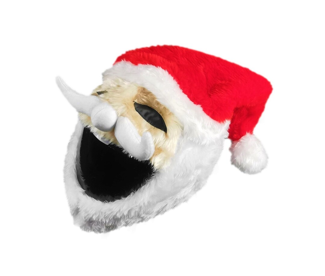 Santa Claus Helmet Cover Funny Helmet Cover Xmas Motorcycle Cover ...
