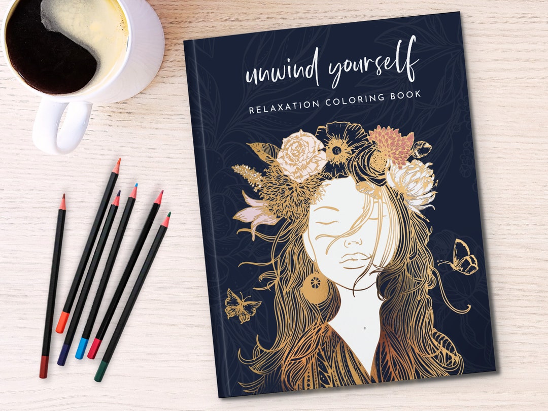 RYVE Mindfulness Coloring Book for Women: Stress Relief, Coping ...