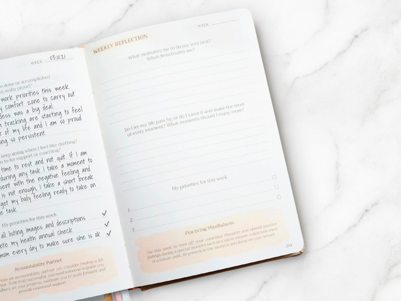 Daily Gratitude Journal for Women Daily Journal for Women - Etsy