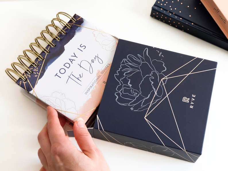 RYVE Inspirational Desk Calendar: Daily Motivational Quotes, Undated ...