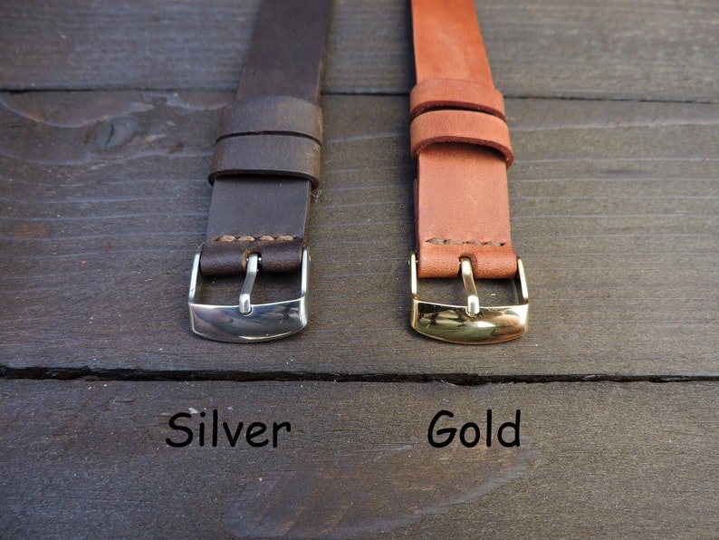 Single Pass Leather Watch Strap Vintage Watch Band Handmade - Etsy