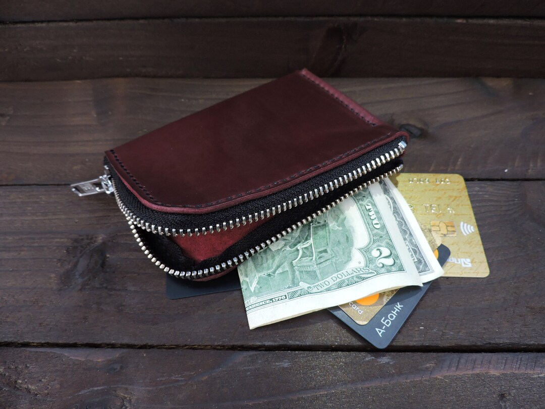 Wallet Zip, Zipper Wallet, Small Zip Wallet, Card Wallet, Half Zip ...