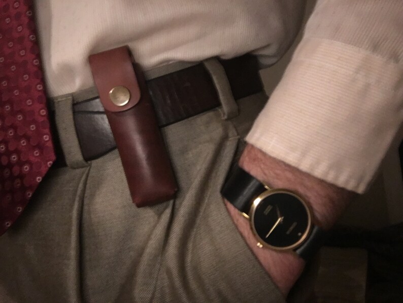 Single Pass Leather Watch Strap Vintage Watch Band Handmade - Etsy