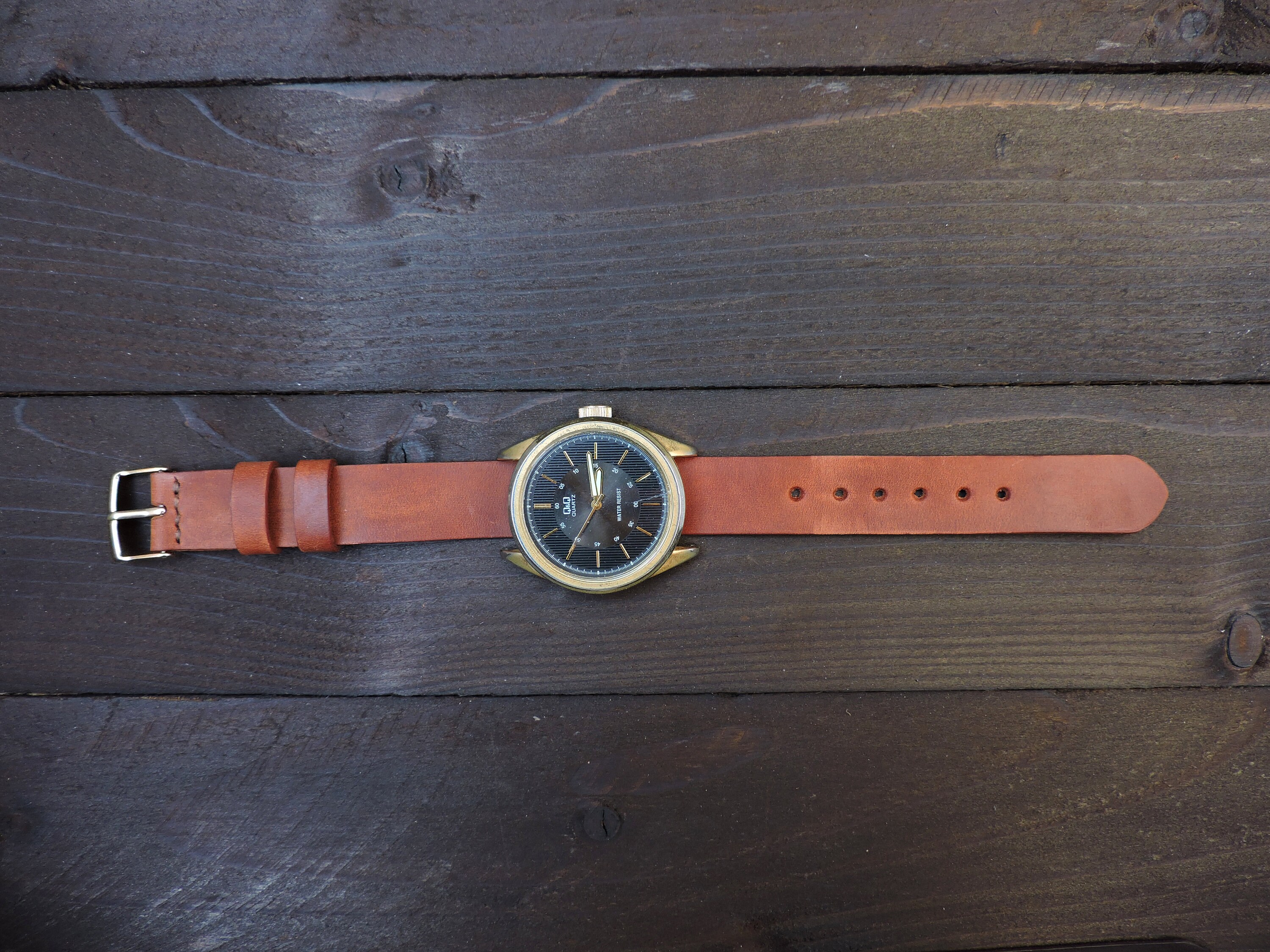 Single Pass Leather Watch Strap Vintage Watch Band Handmade - Etsy UK