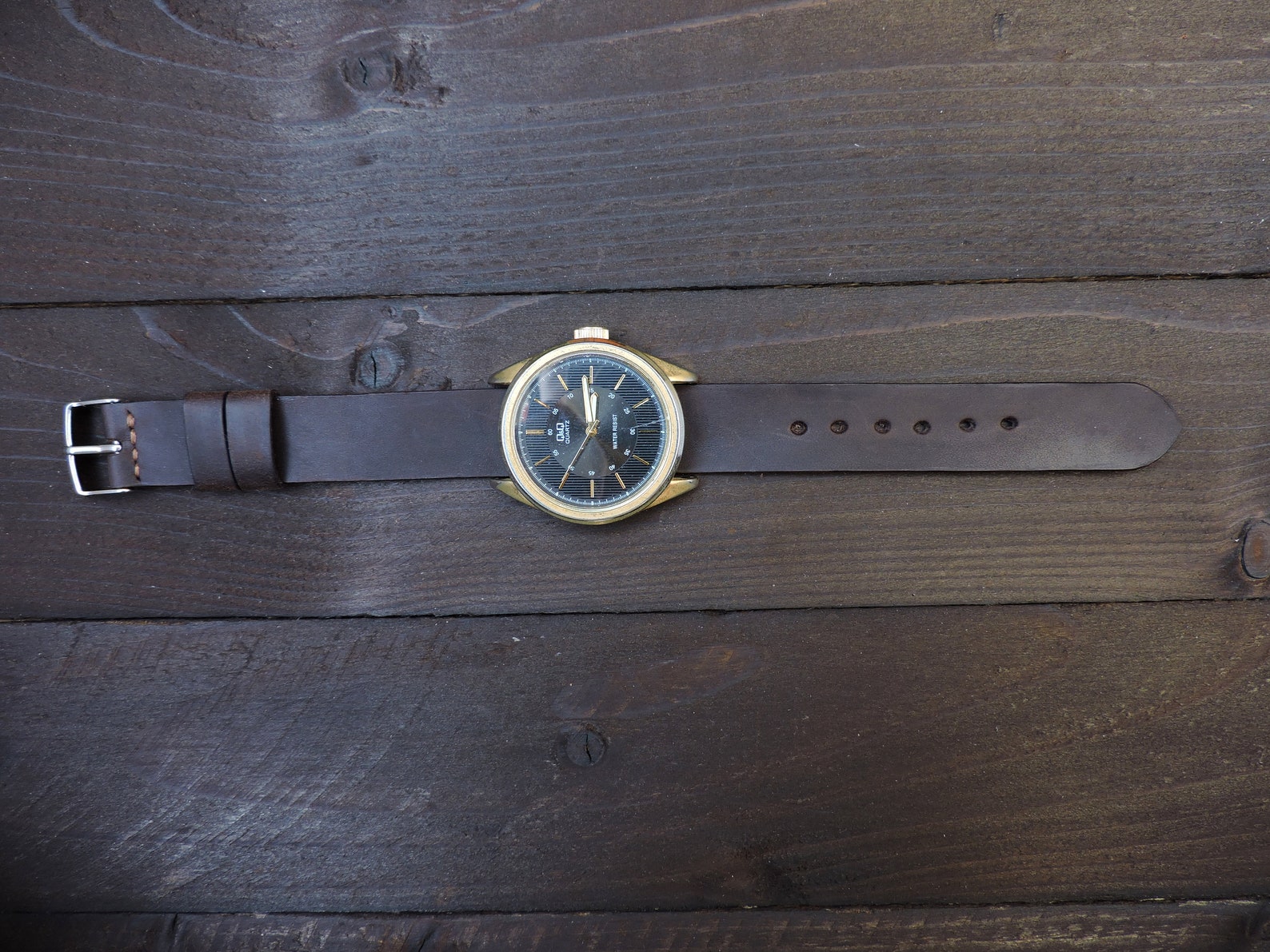 Single Pass Leather Watch Strap Vintage Watch Band Handmade - Etsy