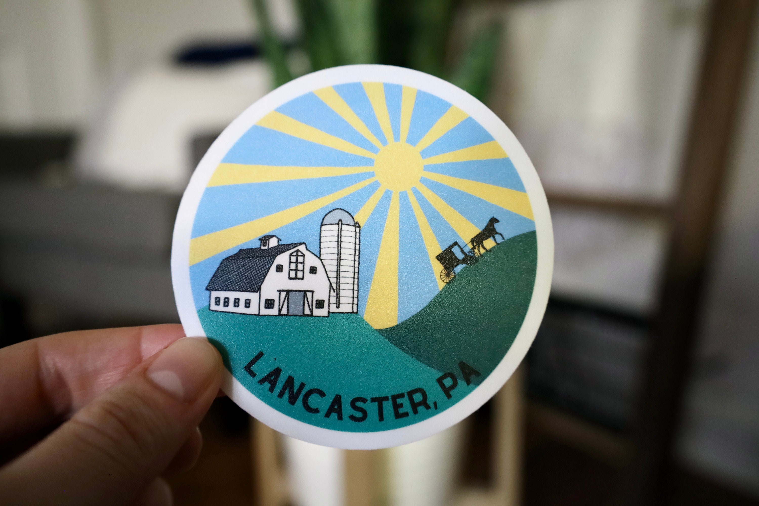 Lancaster PA Sticker Pack, Laptop and Water Bottle Sticker - Etsy
