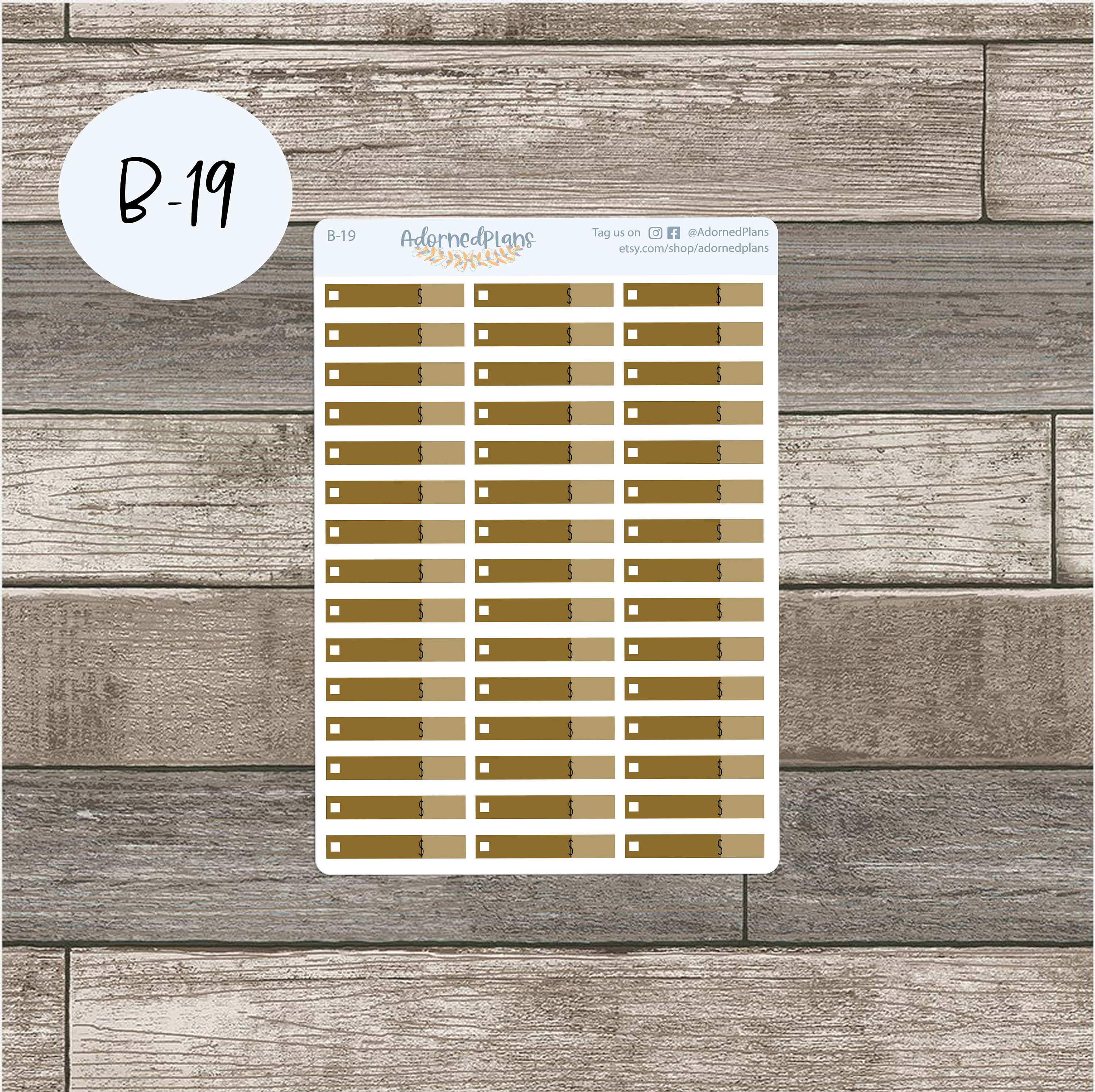 Expense Tracking Stickers Budgeting Stickers Planner - Etsy