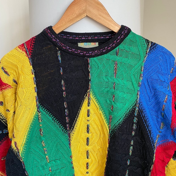 Coogi Sweater - Etsy