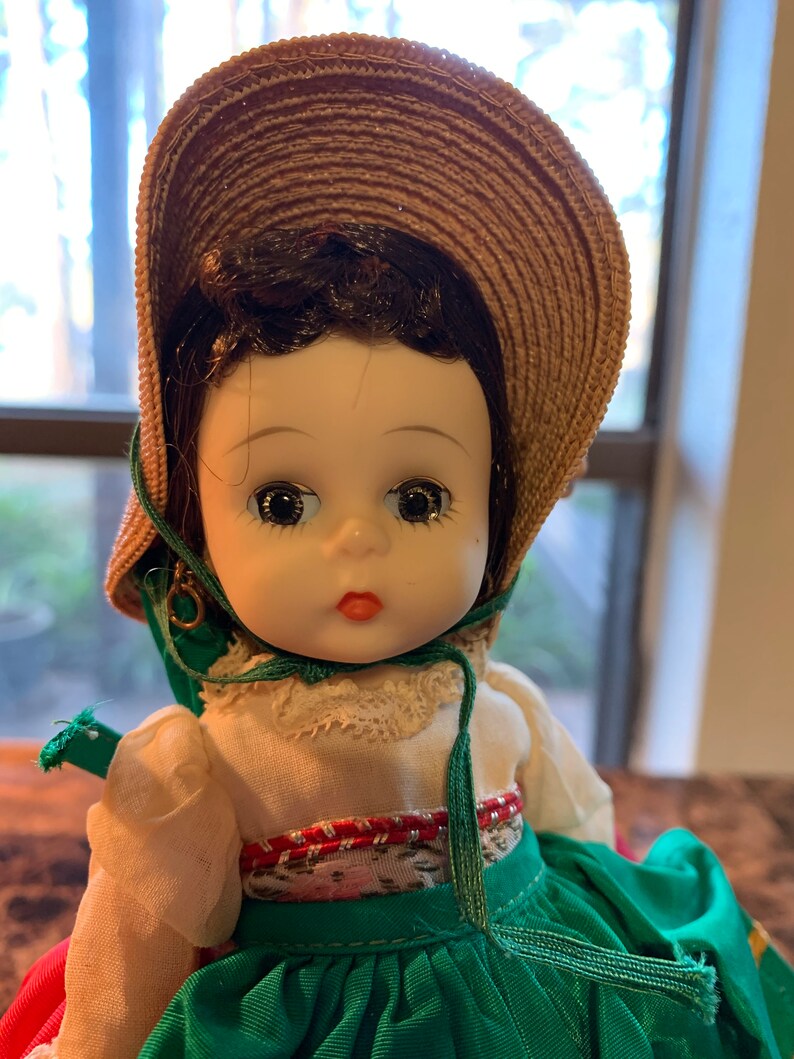 Vintage Madame Alexander Italian Doll 8 In Bent Knee Walker Etsy