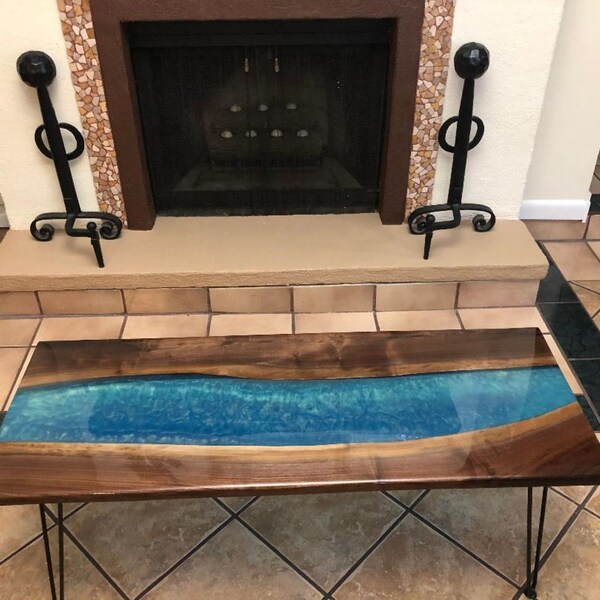 River Coffee Table - Etsy