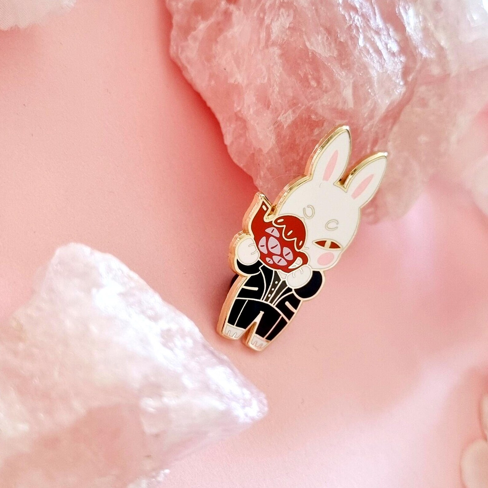 White Rabbit Taboo SCP - 4000 Hard Enamel Gold Pin - Etsy