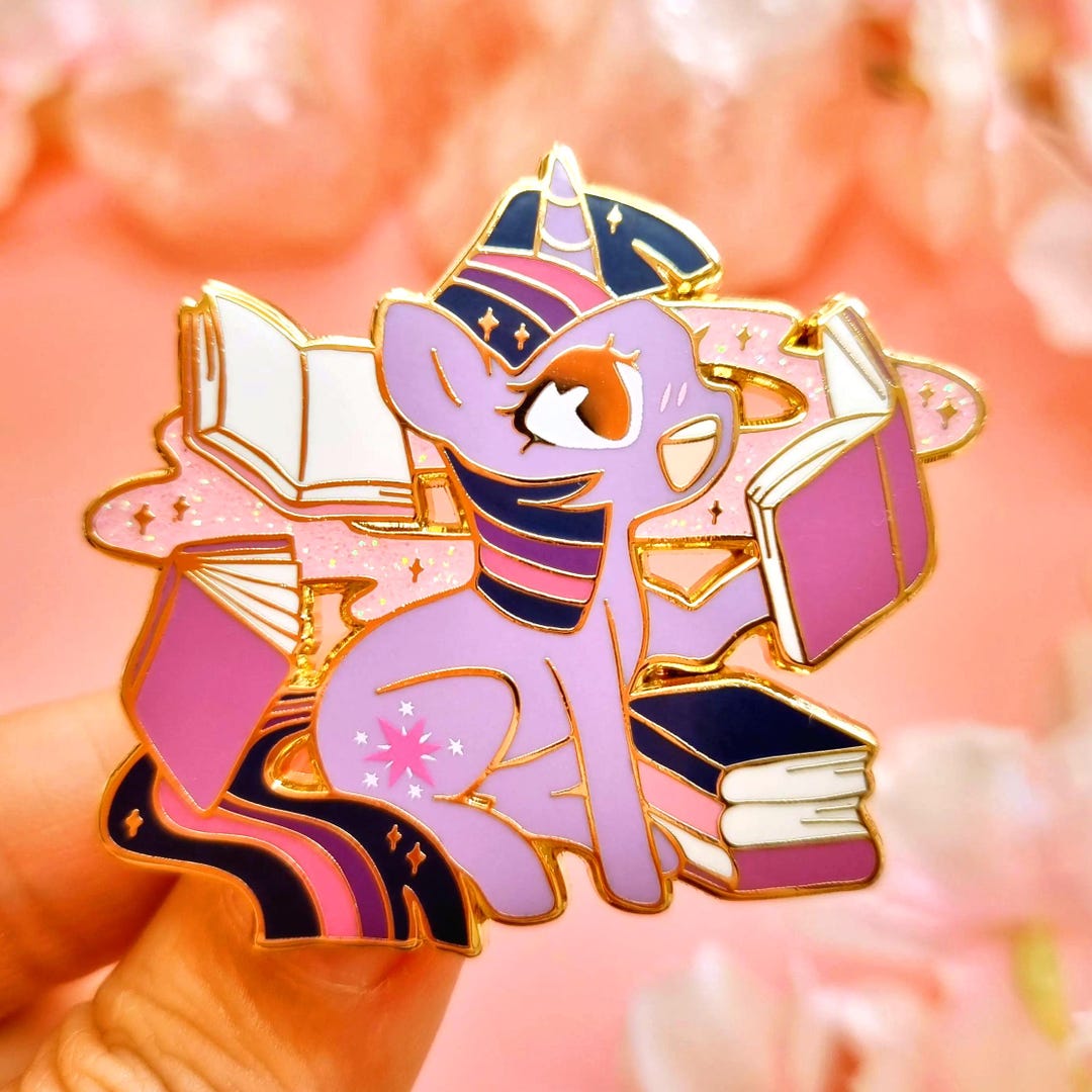 Pre-order* Twilight Sparkle MLP - My Little Pony - Gold Hard Glitter ...