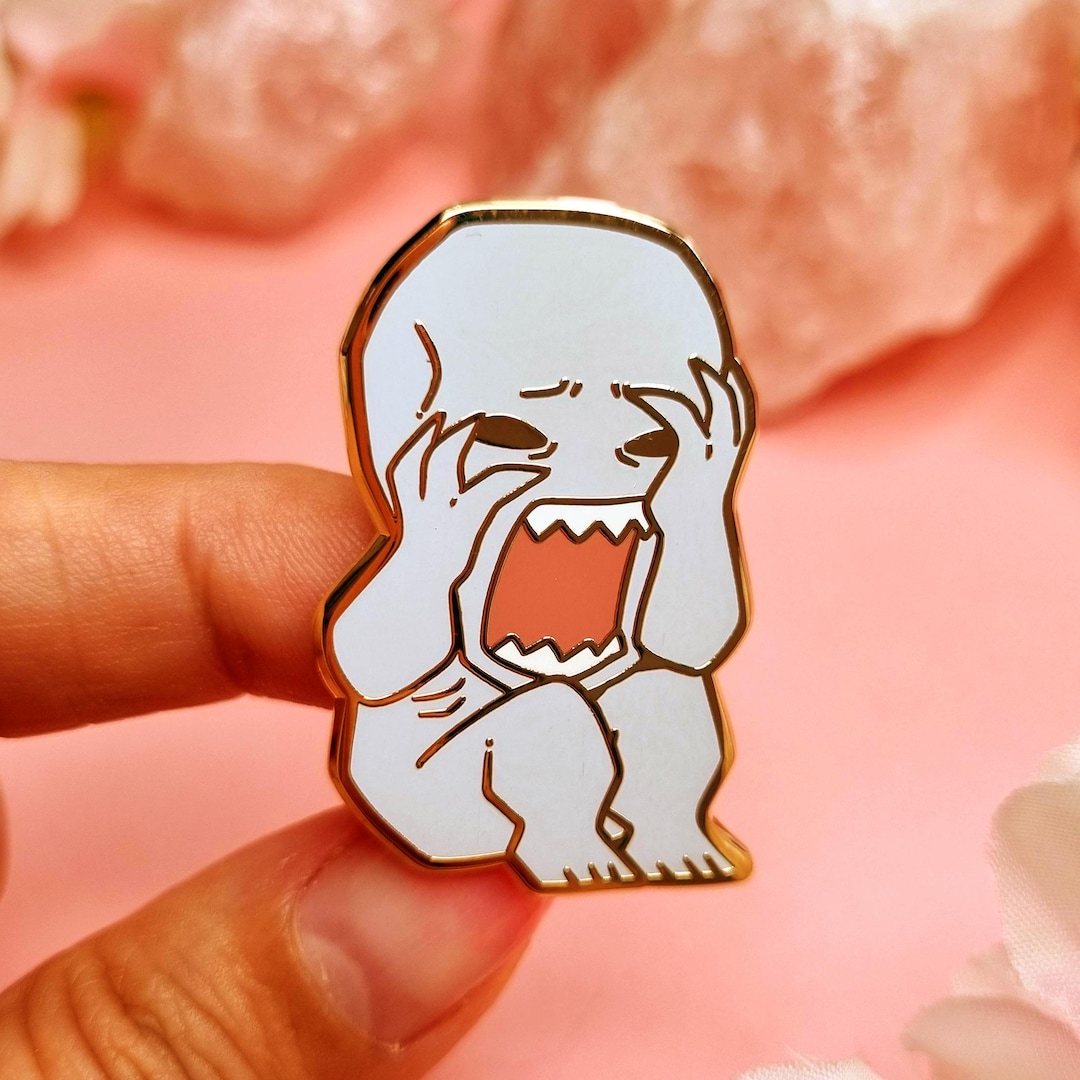 Shy Guy SCP - 096 Hard Enamel Gold Pin - Etsy