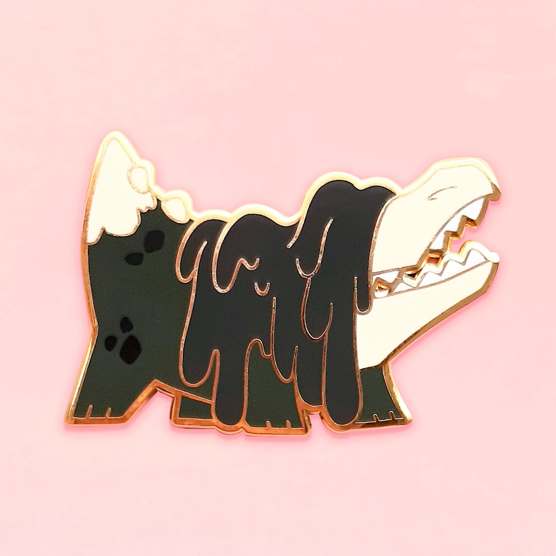 Hard to Destroy Reptile SCP 682 Hard Enamel Gold Pin | Etsy