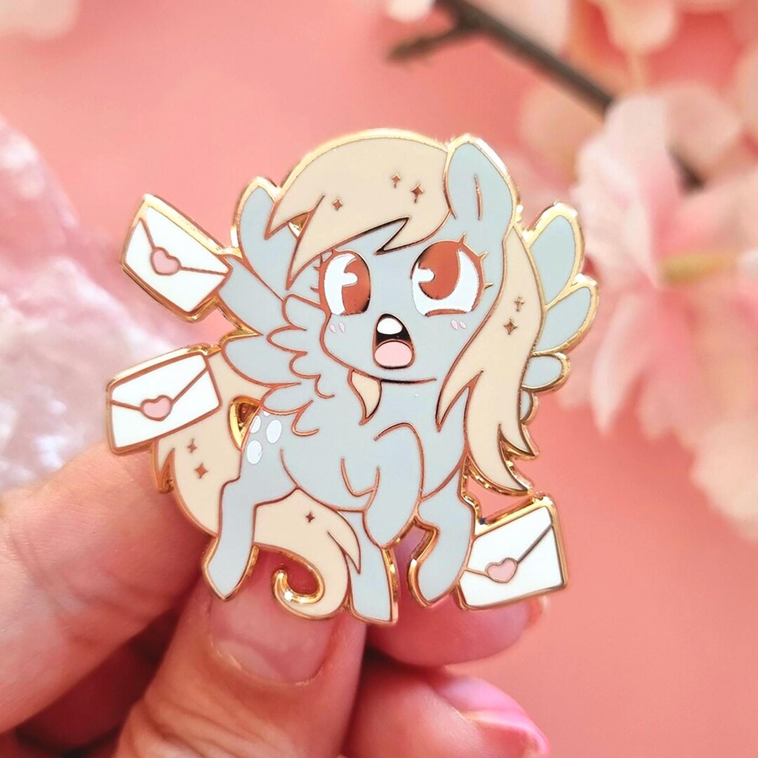 Derpy MLP - My Little Pony - Gold Hard Enamel Pin - Etsy