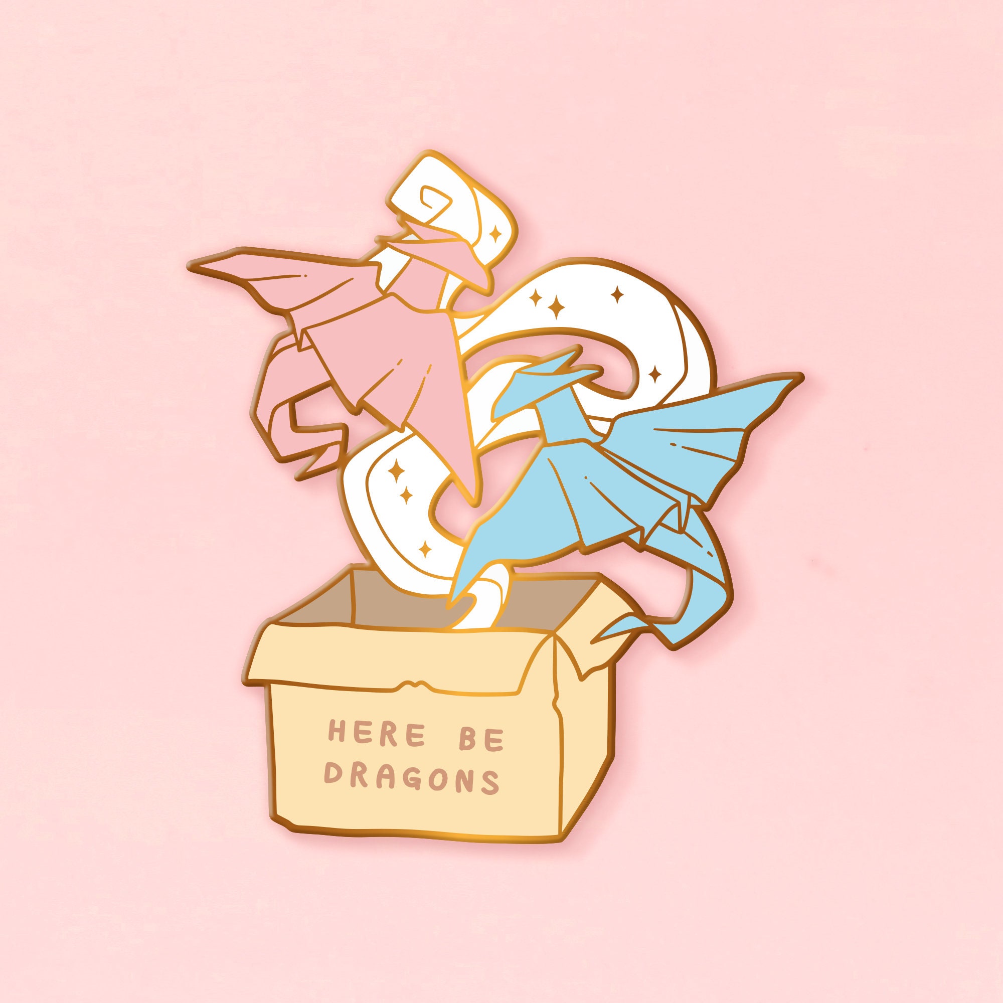 Pre-Order Here Be Dragons SCP 1762 Hard Enamel Gold Pin | Etsy