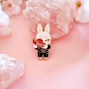 White Rabbit Taboo SCP - 4000 Hard Enamel Gold Pin - Etsy
