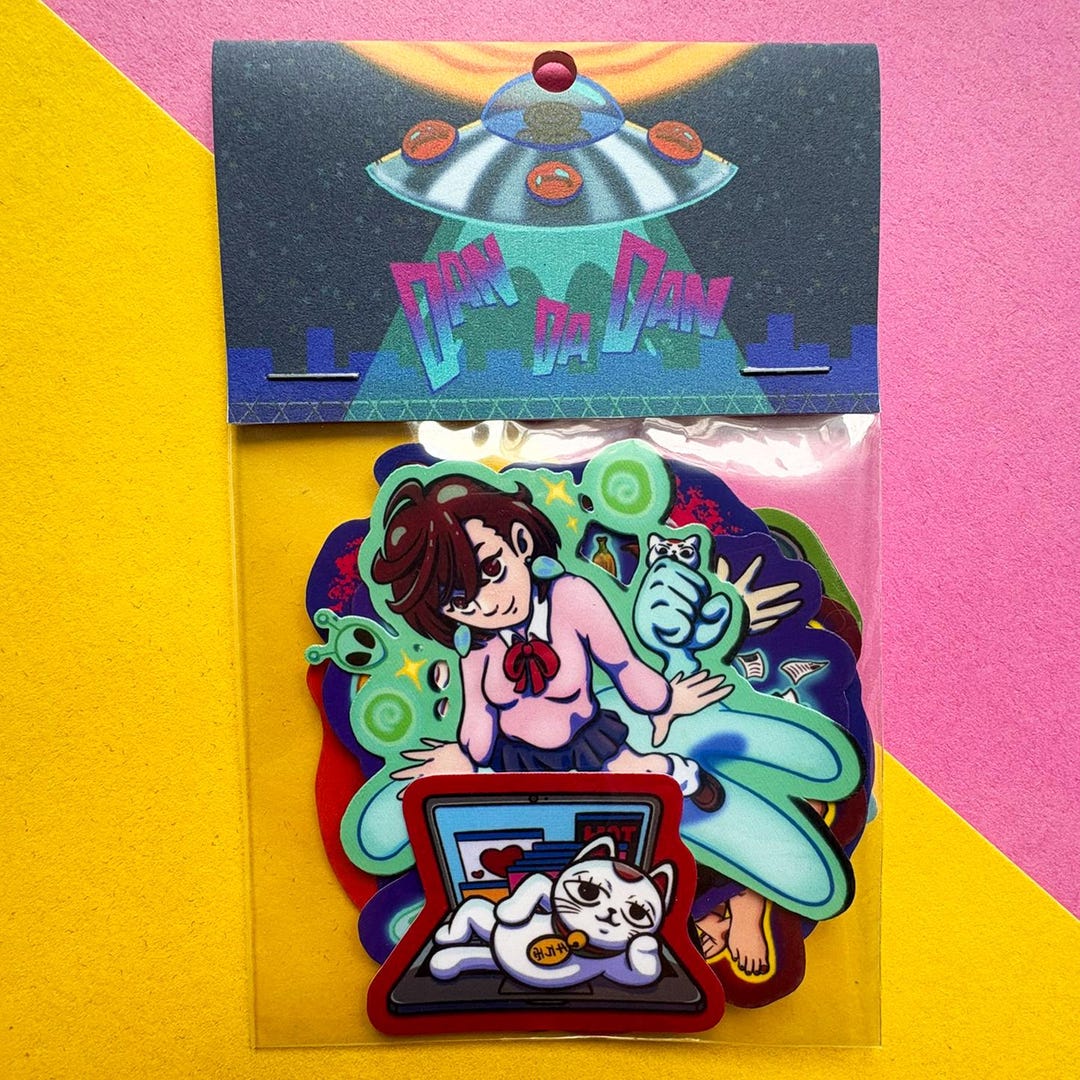 Paranormal Anime Sticker Pack - Etsy
