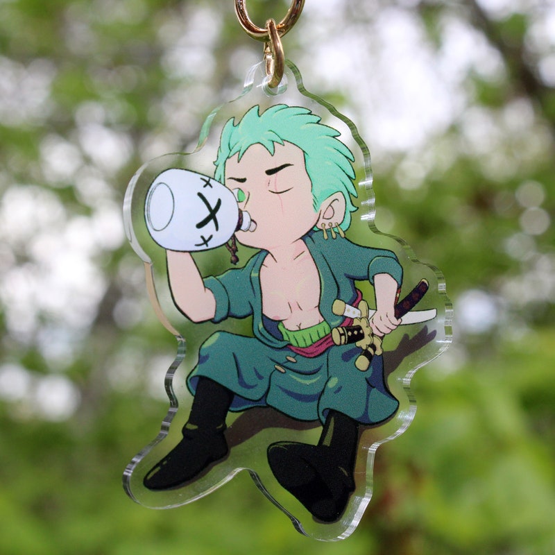 One Piece Zoro Sword Keychain - Etsy