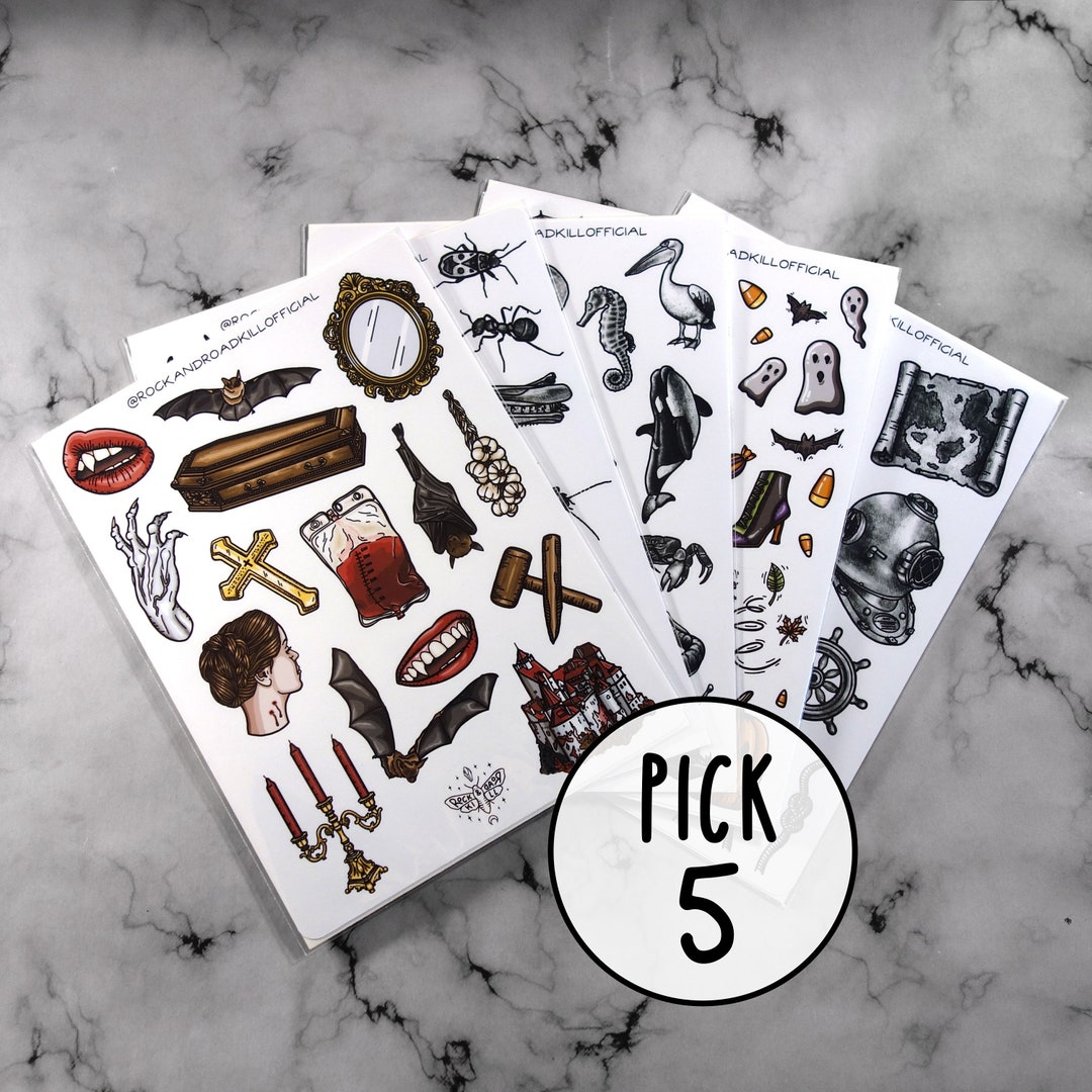 Sticker Sheet Set all or Nothing Planner - Etsy