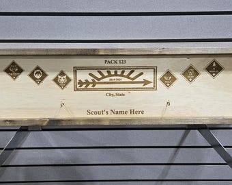 Arrow of Light Den Leader Plaque Frame - Cub Scout and AOL Emblem ...