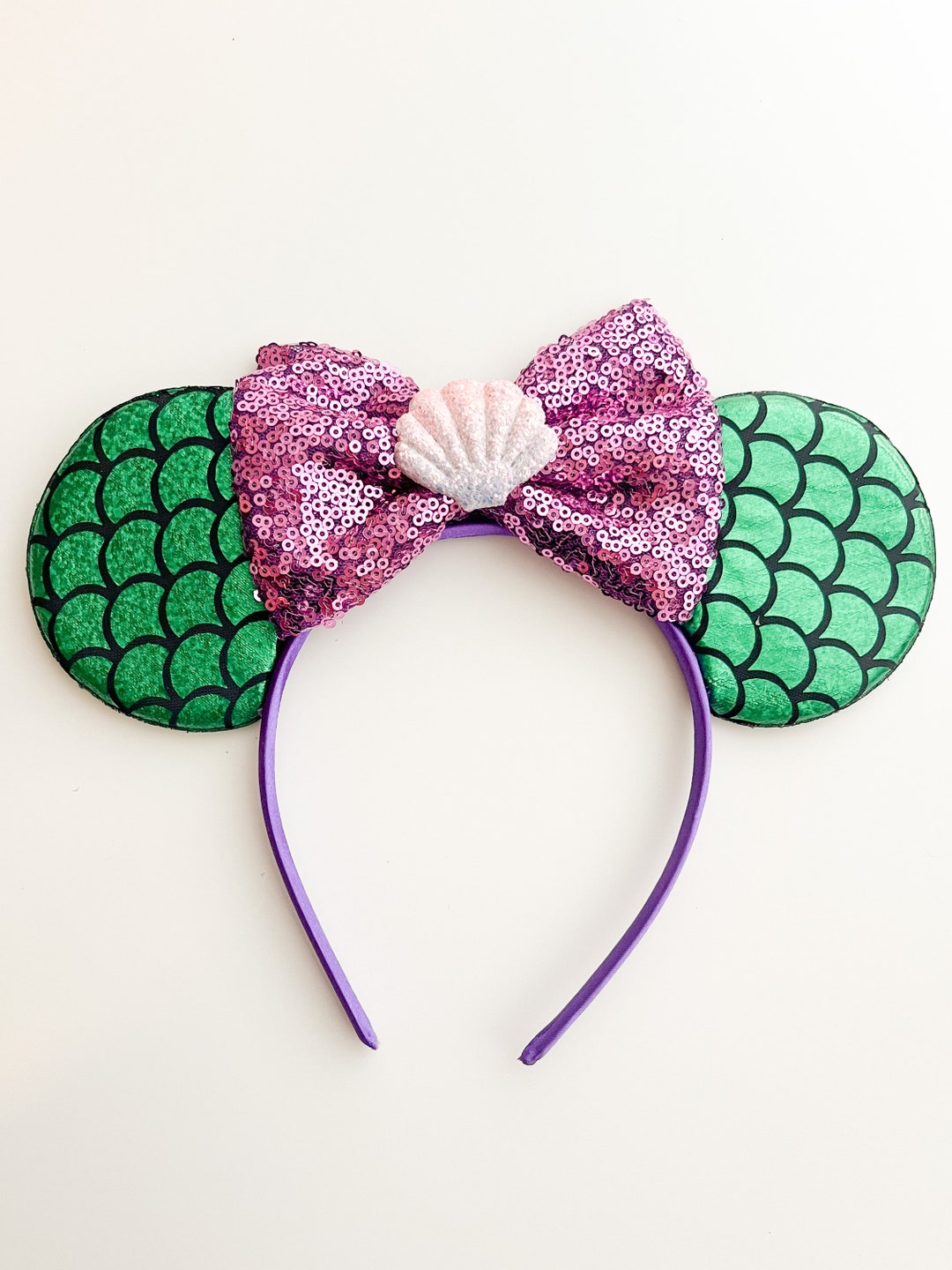 Mermaid Purple Princess Park Ears Colorful Ears Mouse Ears Mermaid Ears ...