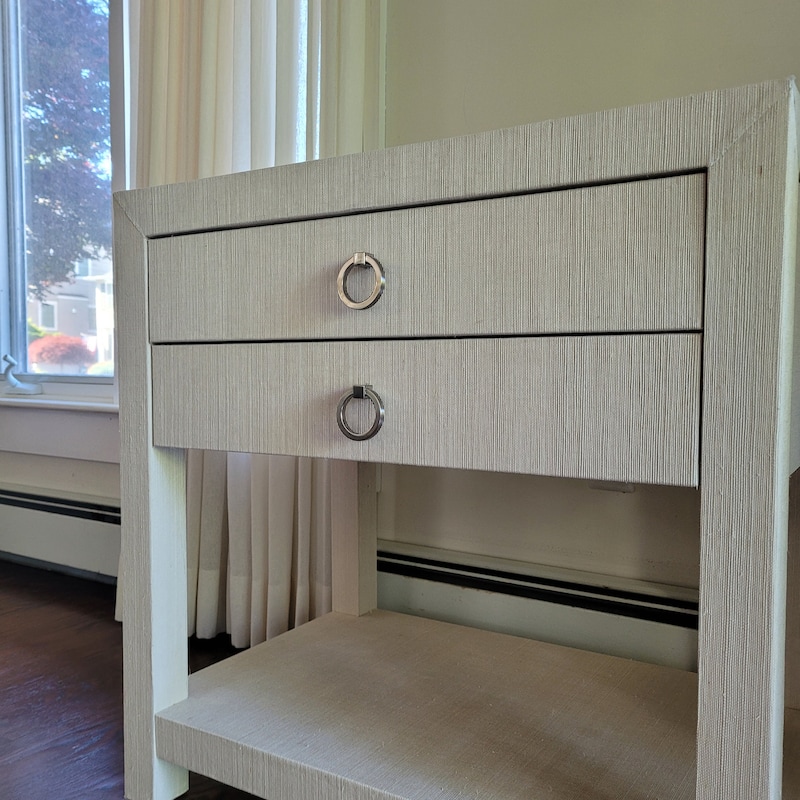 Raffia Nightstand - Etsy