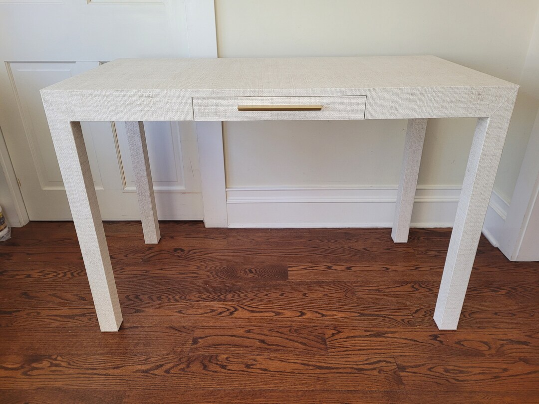 Office Desk With Drawer Custom Desk for Bedroom Wallpaper Covered Desk ...