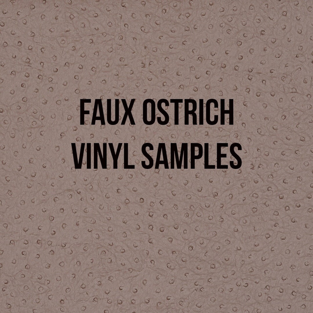 Faux Ostrich (vinyl) Samples for Furniture - Etsy