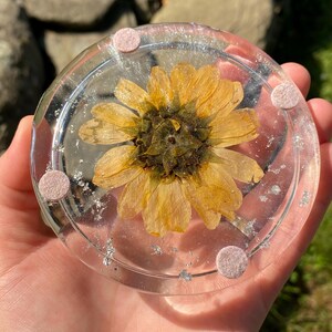 Sunflower Coaster | Round - Etsy
