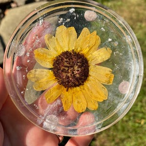 Sunflower Coaster | Round - Etsy