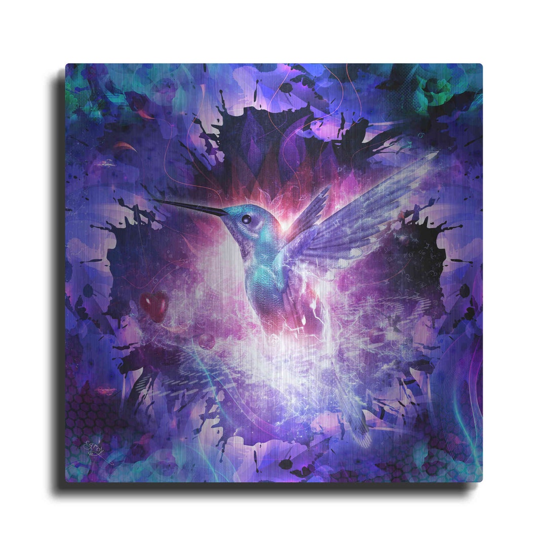 Hummingbird Love by Cameron Gray, Metal Wall Art - Etsy