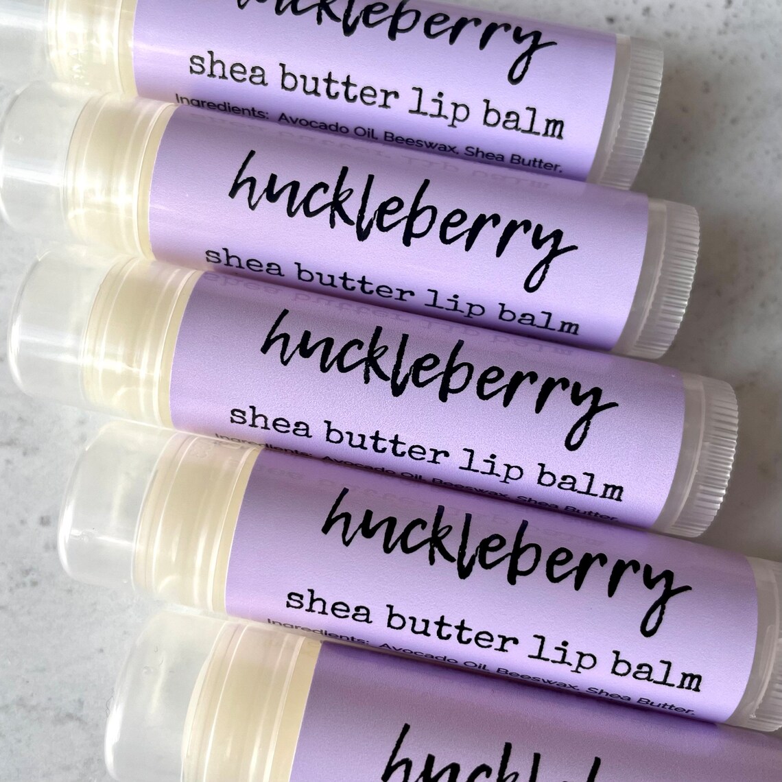 Huckleberry Shea Butter Lip Balm All Natural Chapstick - Etsy