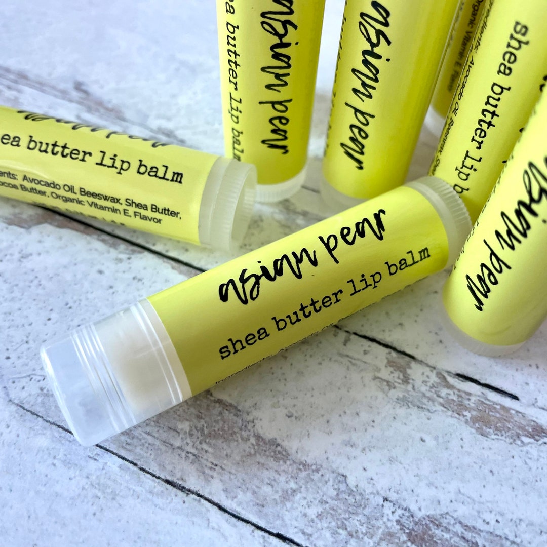 Asian Pear Shea Butter Lip Balm | All Natural Chapstick With Beeswax ...