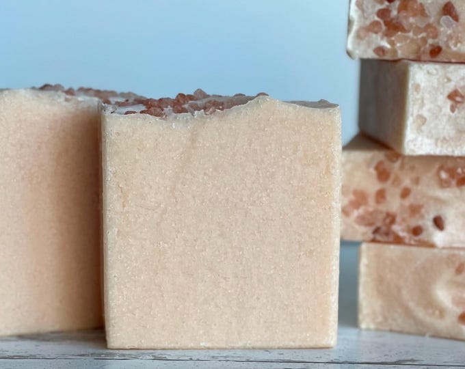 Just Peachy | Sea Salt Soap Bar With Cocoa Butter, Vegan Soap Bar ...