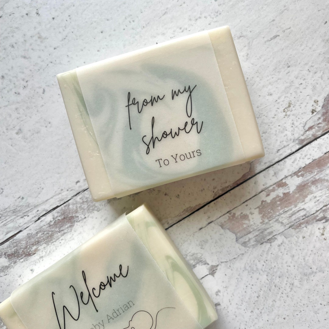 Custom Mini Soap Bars for Weddings, Bridal Showers, Baby Shower ...