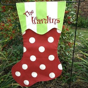 Christmas Garden Flag, Personalized Stocking Flag, Yard Decor ...