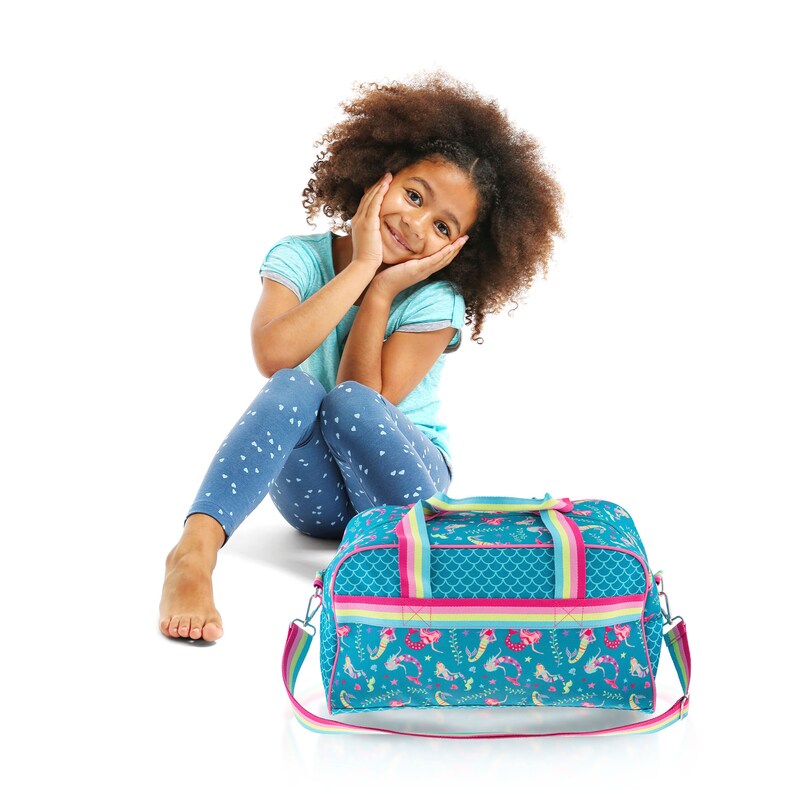 Girls Duffle Bag Set/kids Mermaid Duffel Bag/kids Travel | Etsy