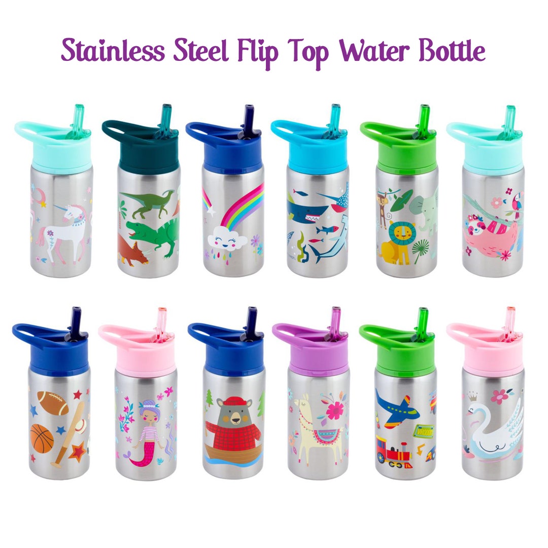 Kids Water Bottle/personalized Water Bottle/stainless Steel Water ...