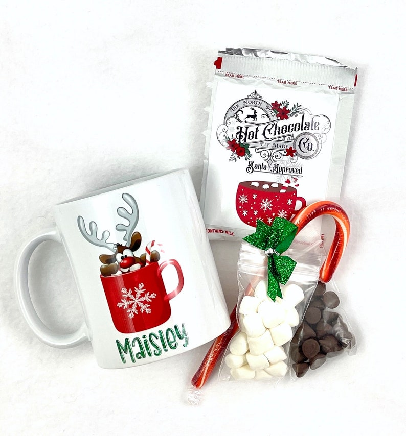 Personalized Christmas Eve Box: Hot Cocoa Mug, Reindeer Food - Etsy