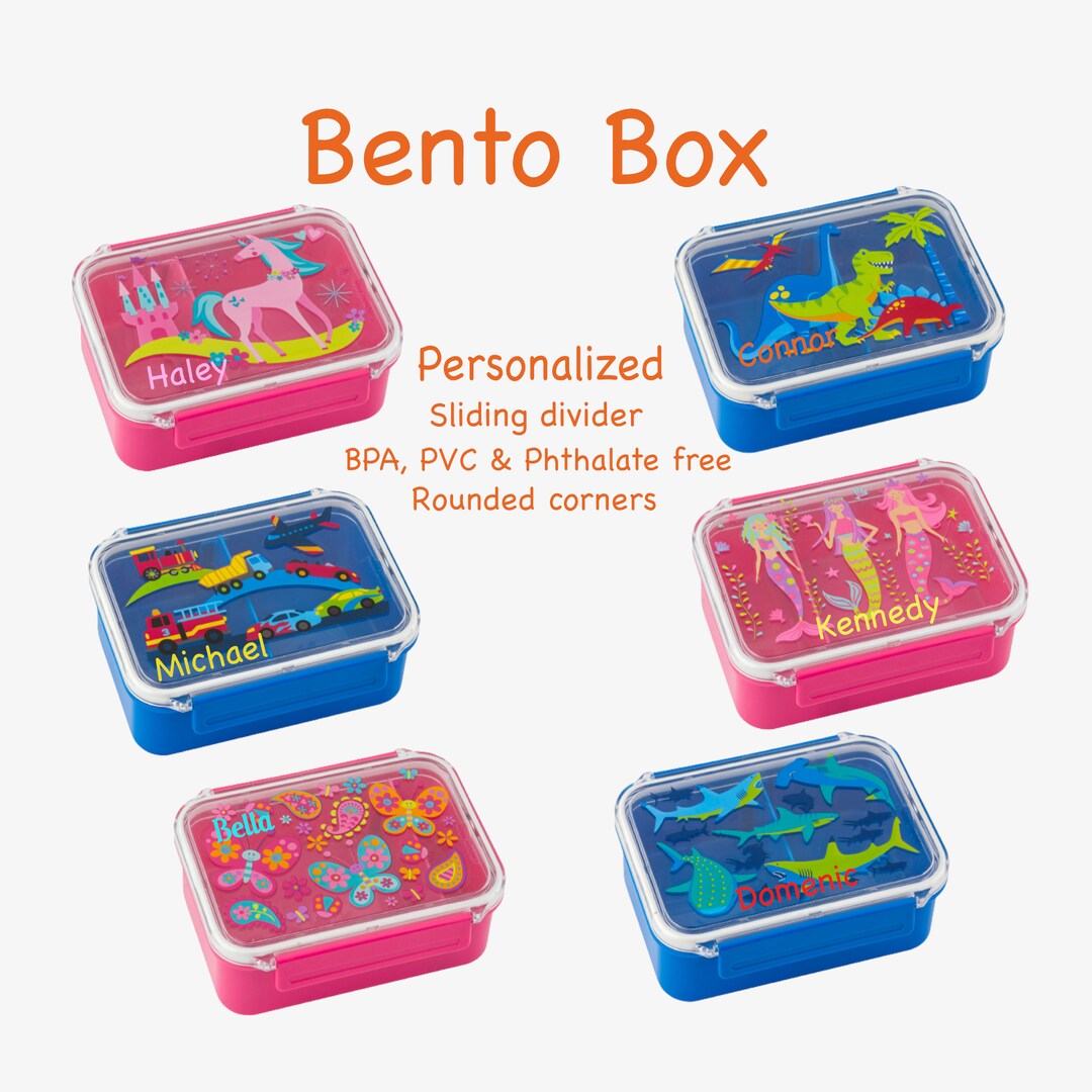 Bento Box, Personalized Bento Box, Back to School, Food Storage, Lunch ...